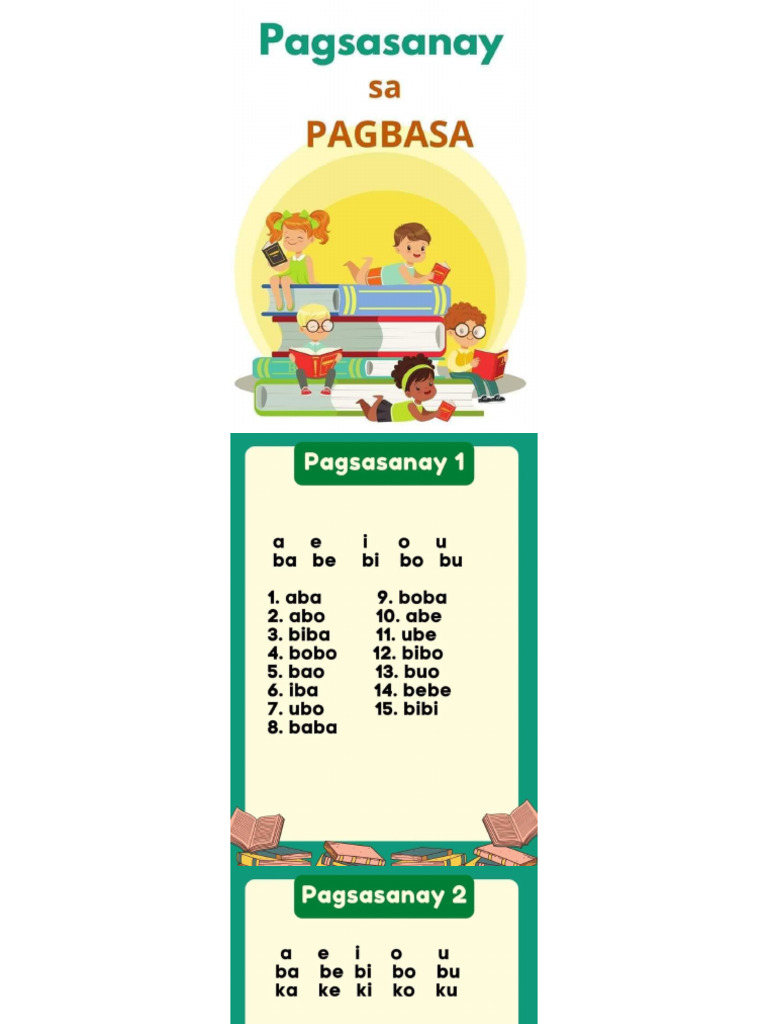 Pagsasanay Sa Pagbasa | PDF