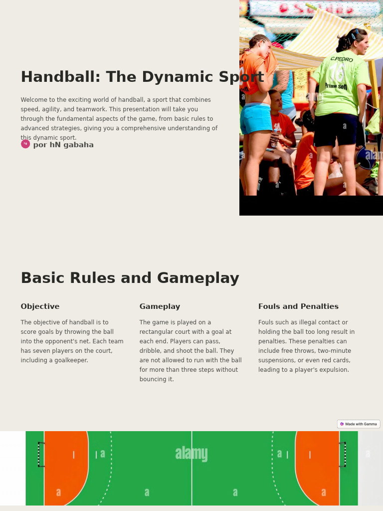 Handball The Dynamic Sport | PDF | Games Of Physical Skill | Athletic ...