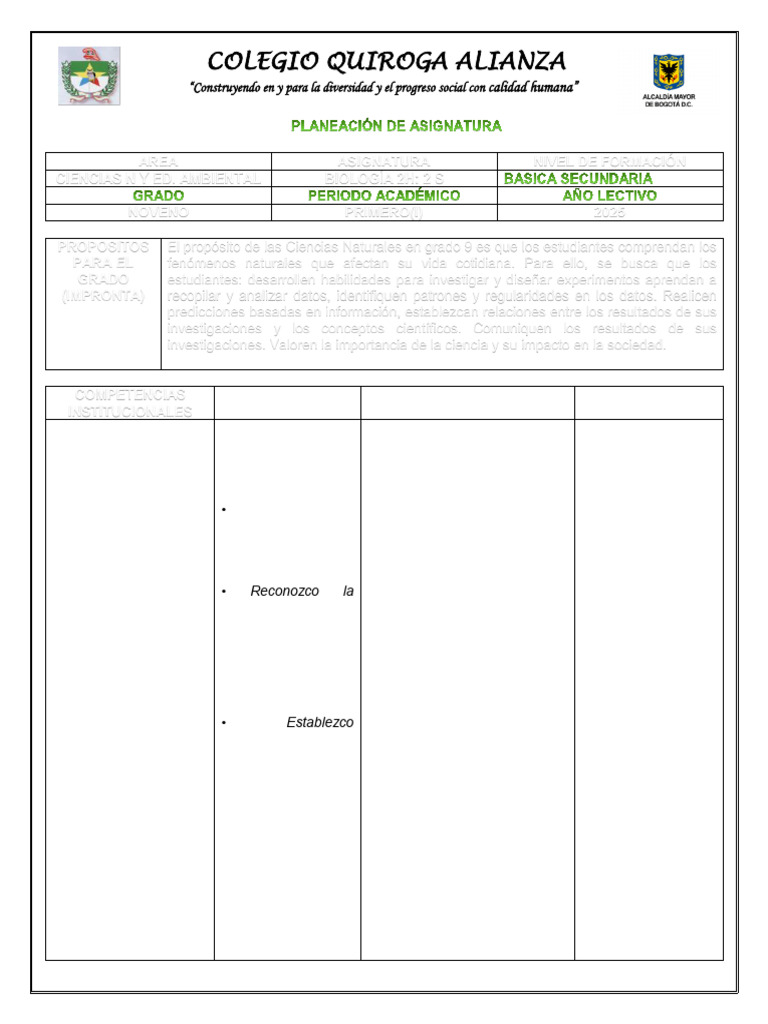 Pasig Ip Bio 9° 2025.iber - Zamora | PDF | Genética | Biología Celular)