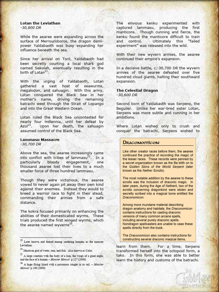 The Candlekeep Compendium - 1014 | PDF | Monsters | Fantasy Creatures