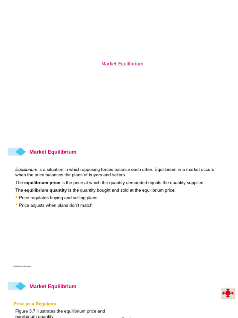 Week 6 Market Equilibrium Part 1 | PDF