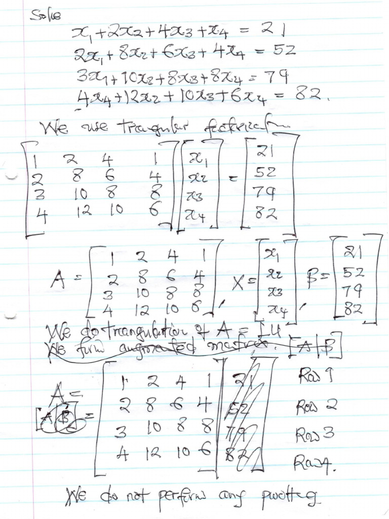 Phy 3032 Chapter Lu Decomposition Example Pdf