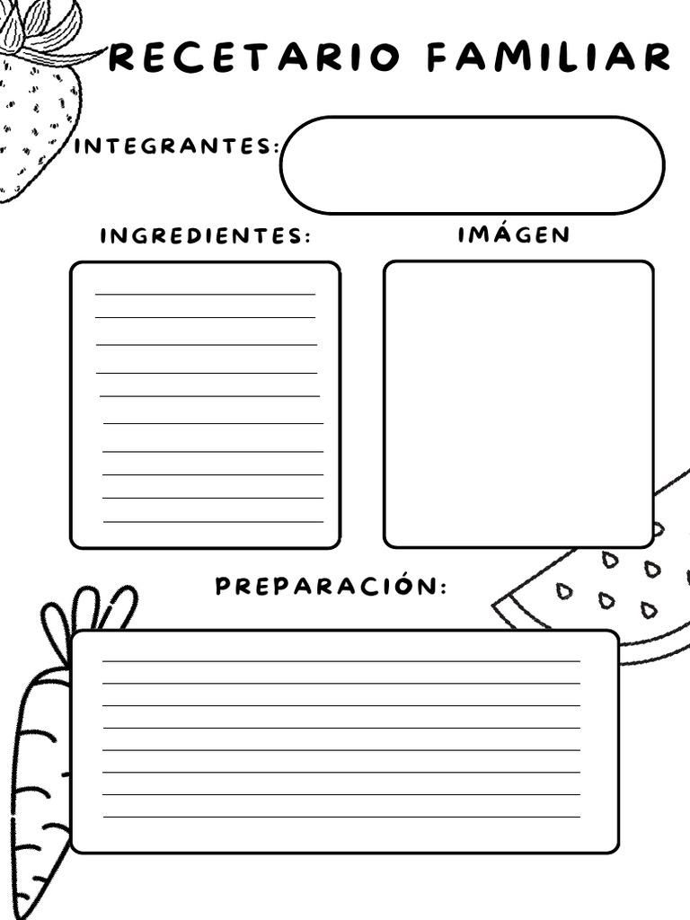 Receta Familiar | PDF