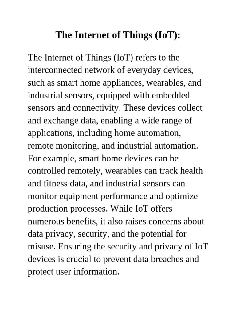 The Internet of Things | PDF