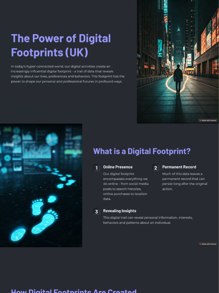 The Power of Digital Footprints | PDF