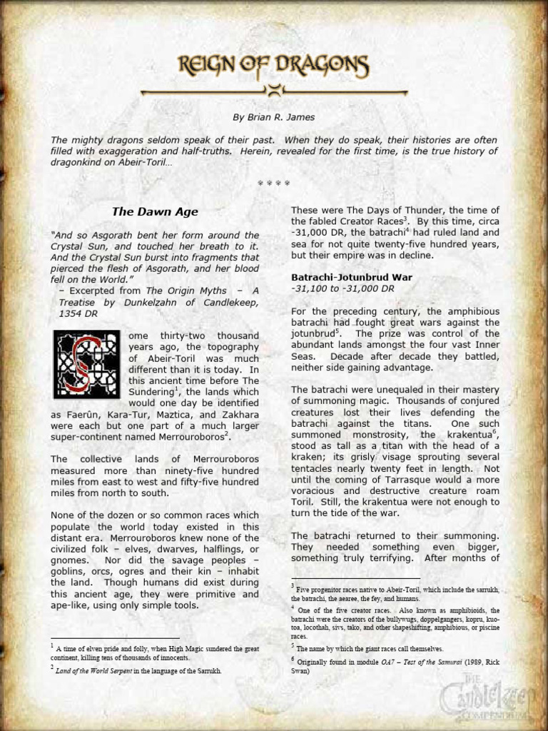 The Candlekeep Compendium - 69 | PDF | Forgotten Realms | Dragon