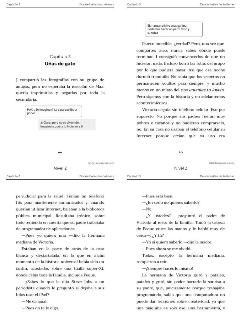 Donde Bailan Las Ballenas Capitulo 3 Landscape | PDF