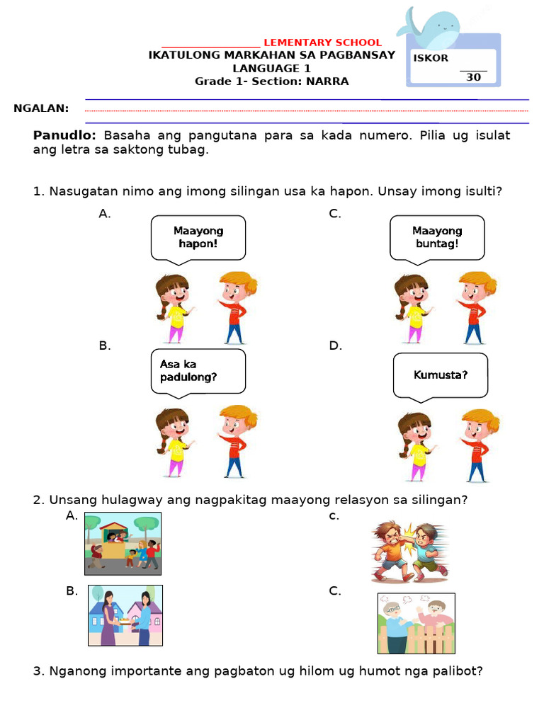 Q3-Pt-Language Bisaya | PDF