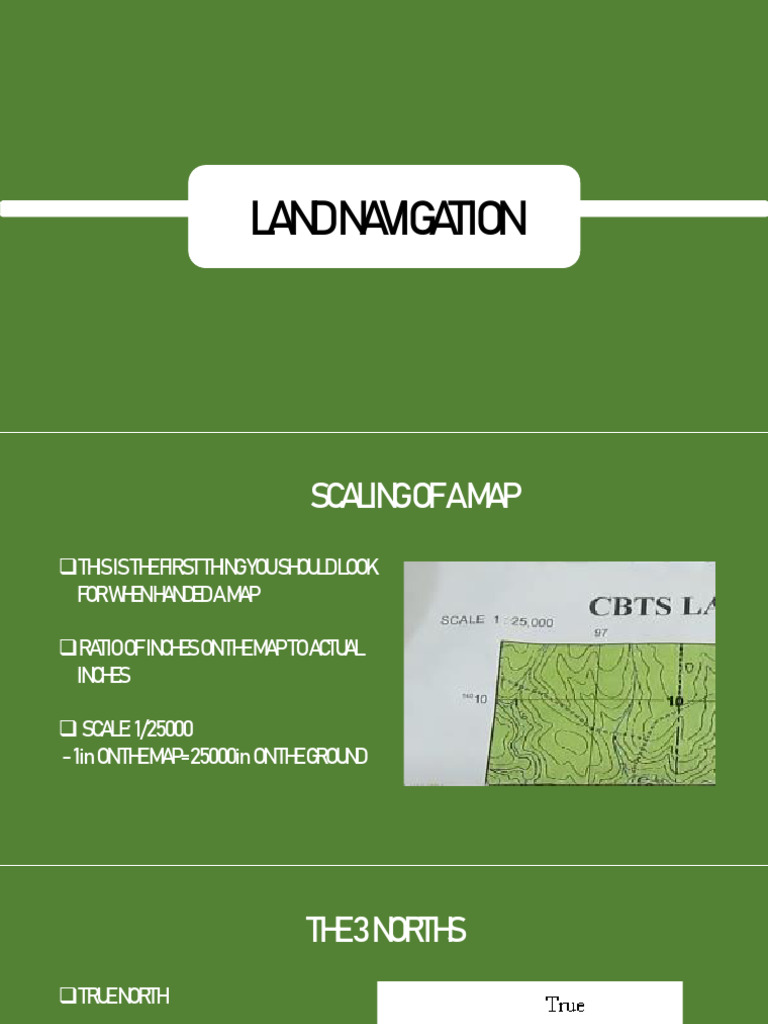 Essential Guide to Land Navigation | PDF | Contour Line | Map