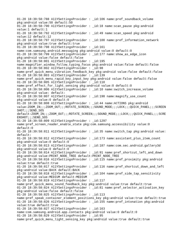 Android Accessibility Settings Log | PDF | Thin Clients | Mobile ...