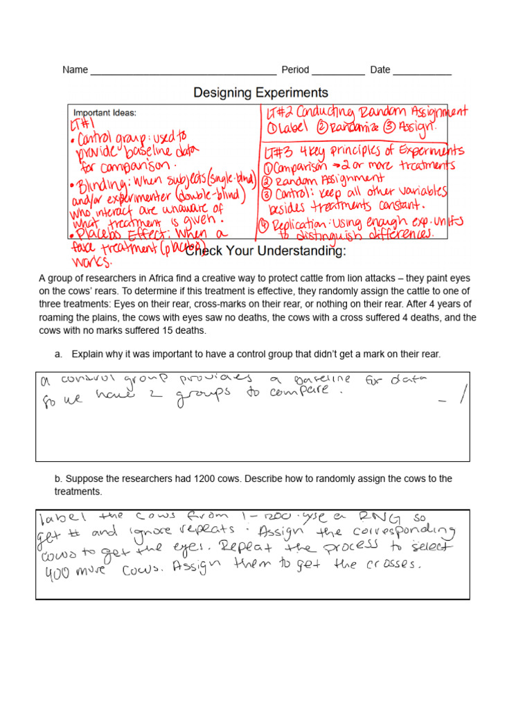 Kelsey Simpson - CYU - Designing Experiments | PDF