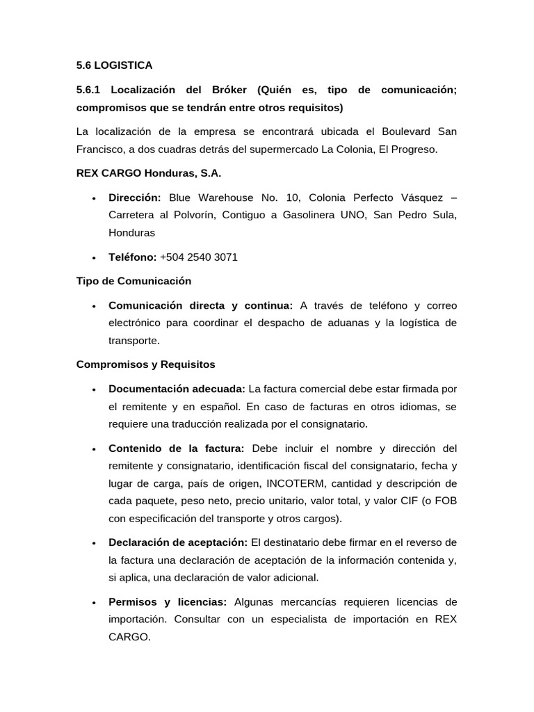 Logística y Exportación de Plátano | PDF | Logística | Gestión de la ...