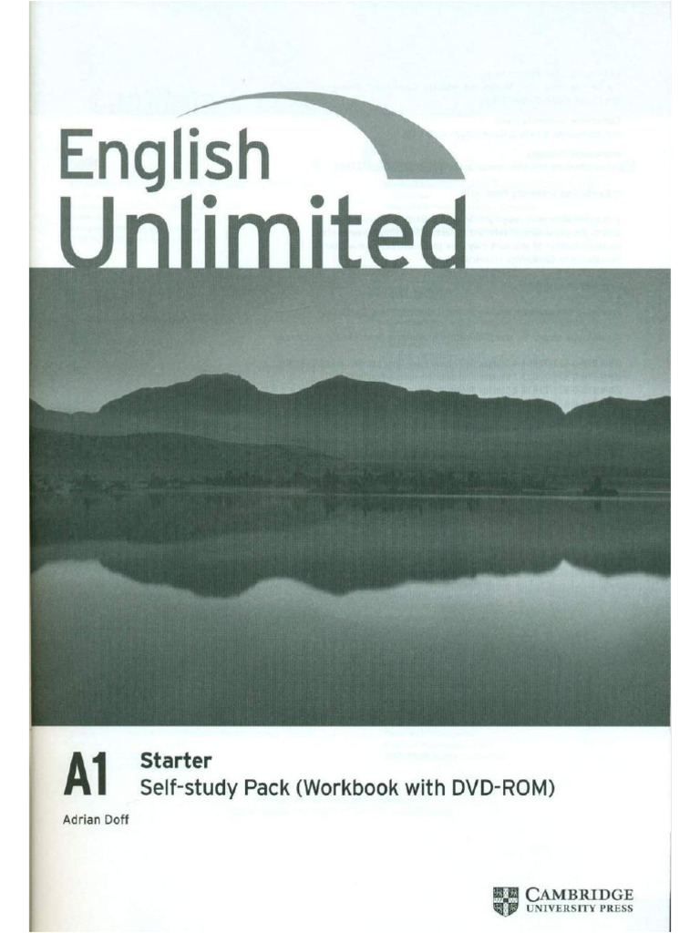 English Unlimited A1 Workbook Selfstudy Pack | PDF