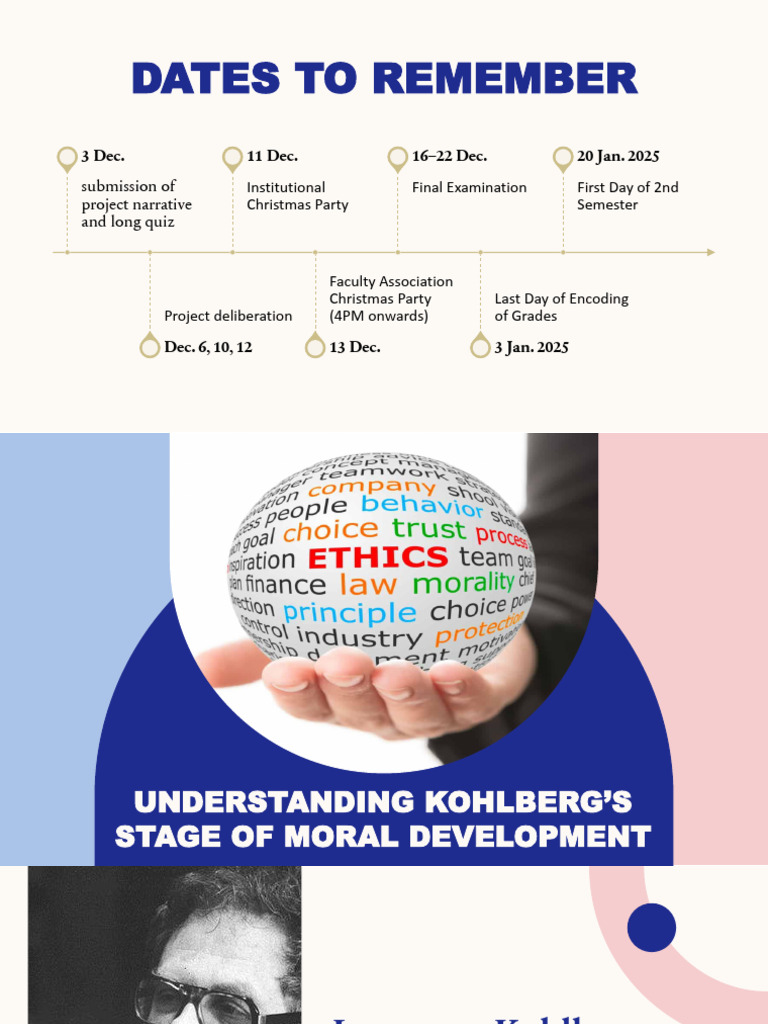 Week 10 Kohlbergs Stages of Moral Development | PDF | Rights | Morality