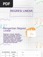 Regresi Linear, Intercept, Dan Slope | PDF