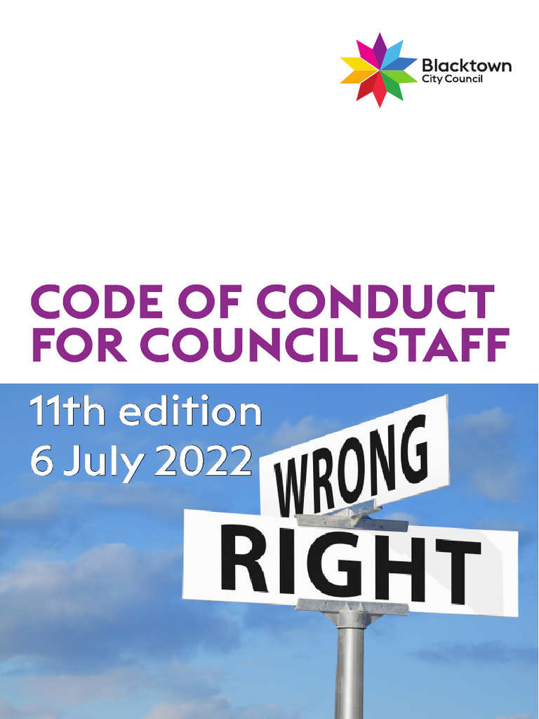 Staff Code of Conduct 11th Edition | PDF | Harassment | Conflict Of ...