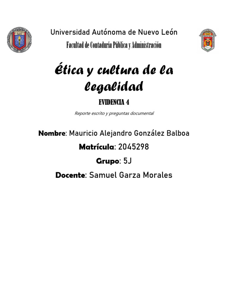MAGB EV4 EyCL | PDF | Corrupción política | Mafia