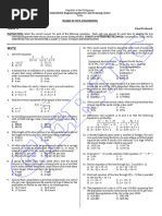 Final Preboards Exam MSTC APRIL 2025 - Unlocked | PDF