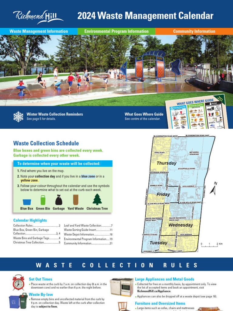 2024 Waste Collection Schedule Guide | PDF | Waste | Recycling