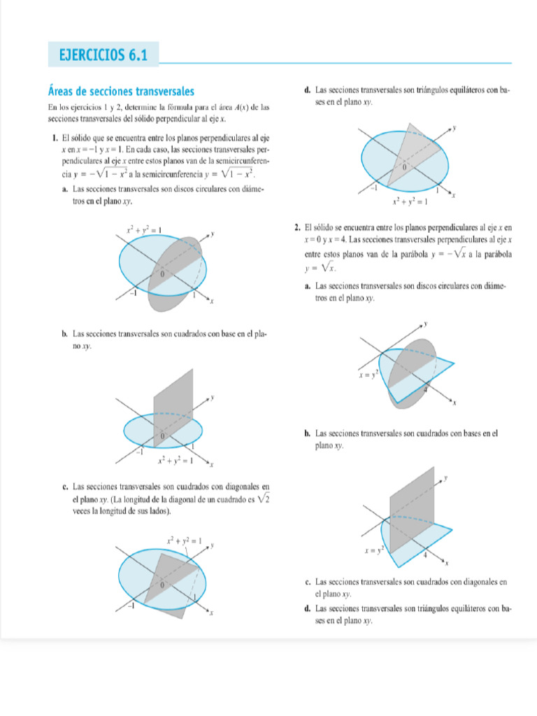 VOLUMEN SECCIONES TRANSVERSALES CONOCIDAS[1] | PDF