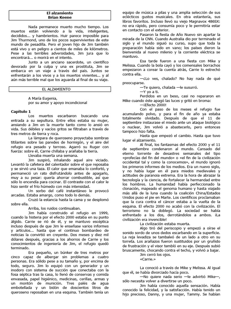 Brian Keene El Alzamiento 96p. JA | PDF