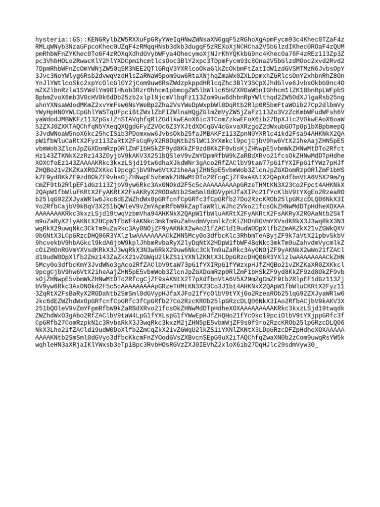 CFG - Hysterya | PDF