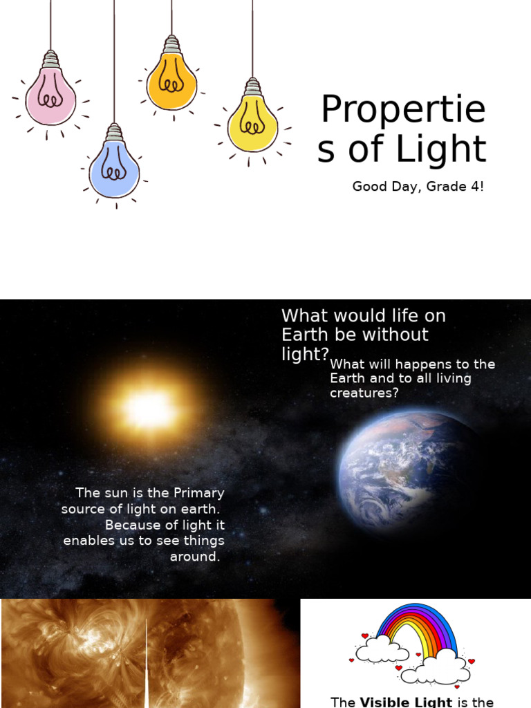 Properties of Light | PDF | Light | Reflection (Physics)