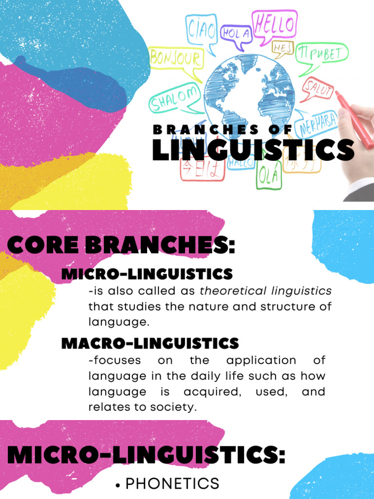 Branches of Linguistics 1 | PDF | Phonology | Speech