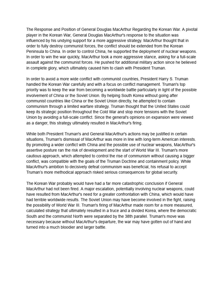 6.04 US history | PDF | Korean War | Harry S. Truman