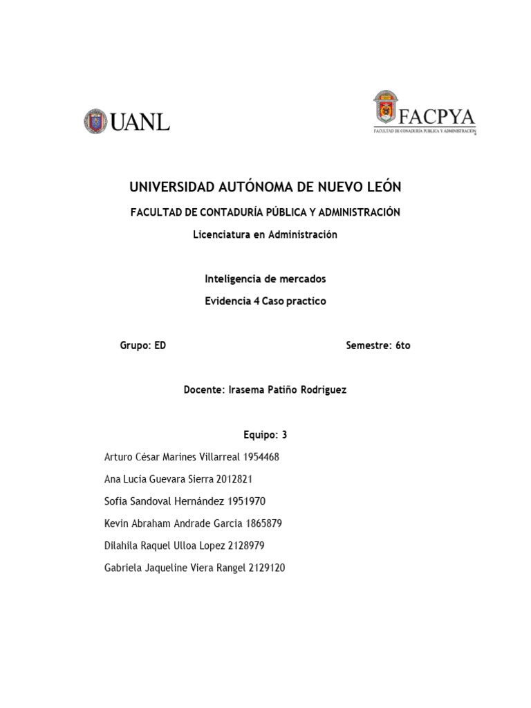 Ev4 INME Eq3 | PDF | Cuestionario | Producto (Negocio)