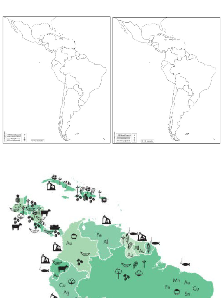 mapa productivo de america | PDF