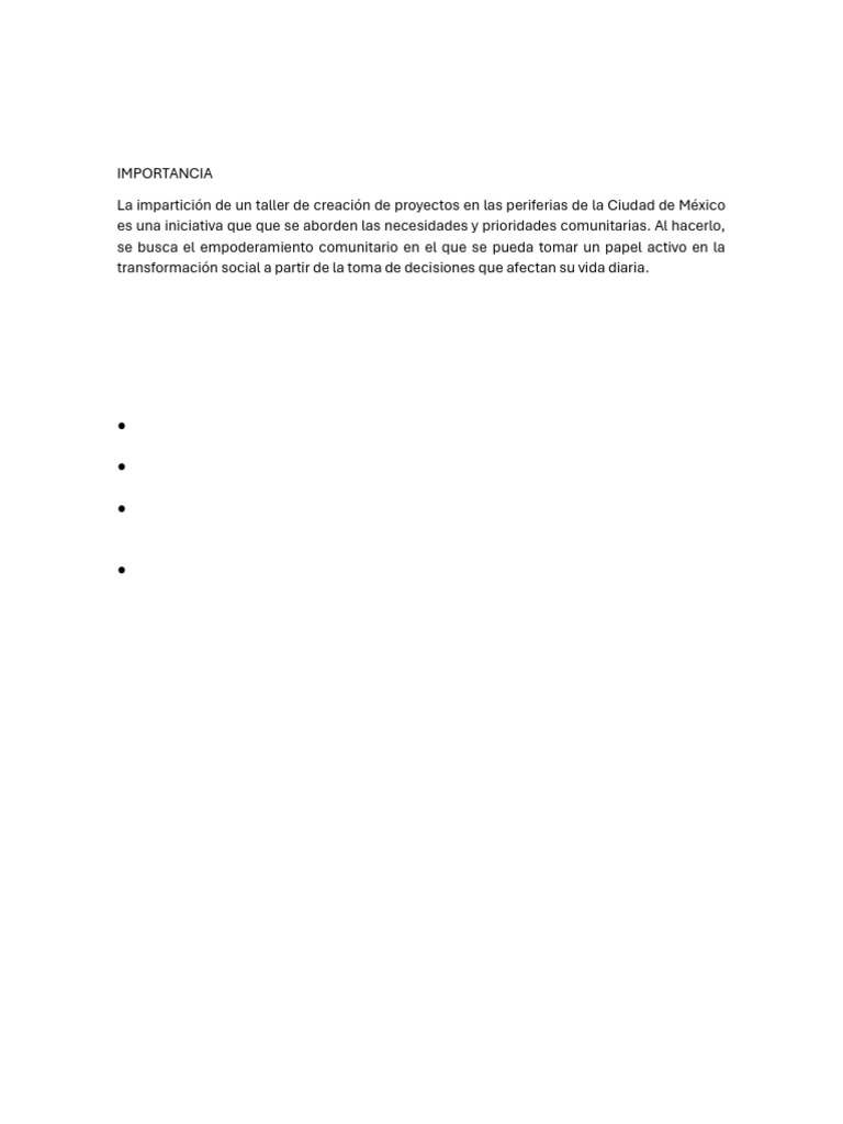 Importancia 1 | PDF
