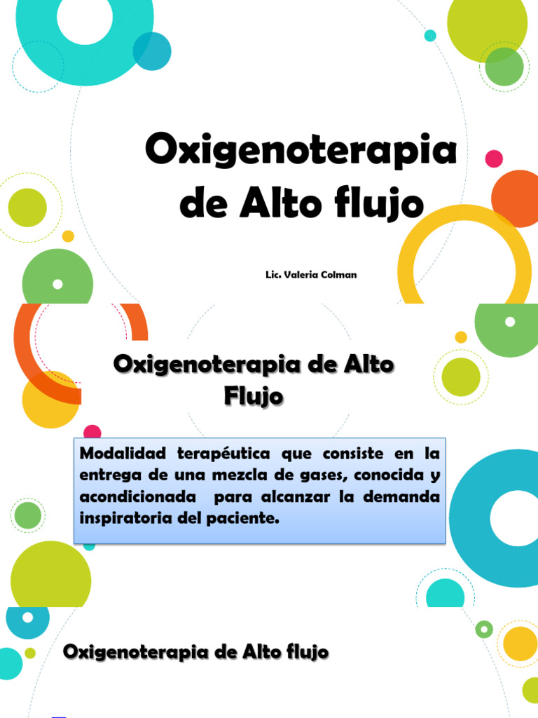 Oxigenoterapia de Alto Flujo: Guía Clínica | PDF | Sistema respiratorio