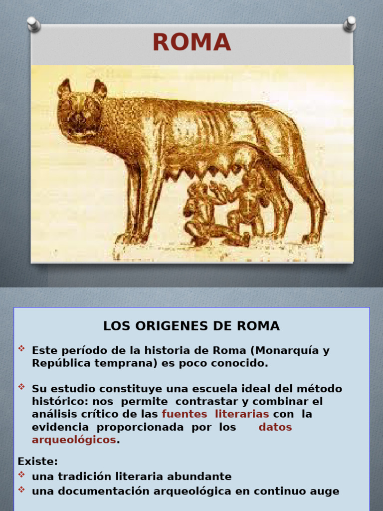 1 Los Orígenes de Roma | PDF | Roma antigua | Europa antigua