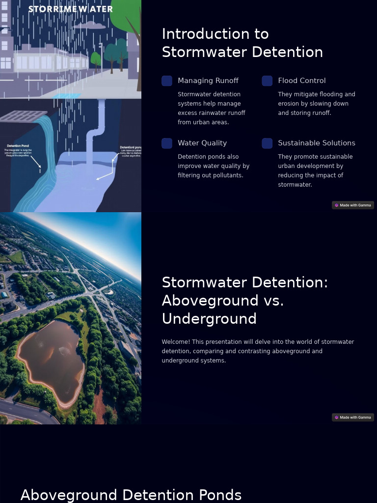 Stormwater Detention Systems Guide | PDF | Stormwater | Surface Runoff