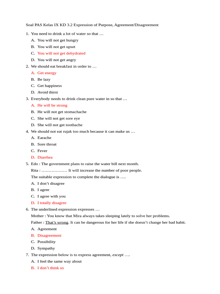 Soal PAS Kelas IX | PDF