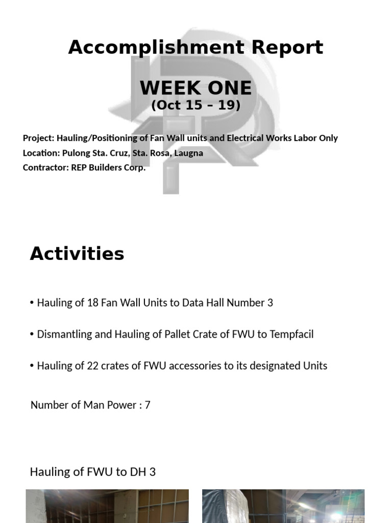 Accomplishment Report Template | PDF