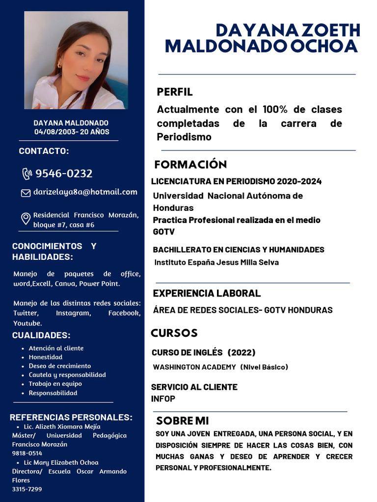 CV Dayana Ochoa | PDF