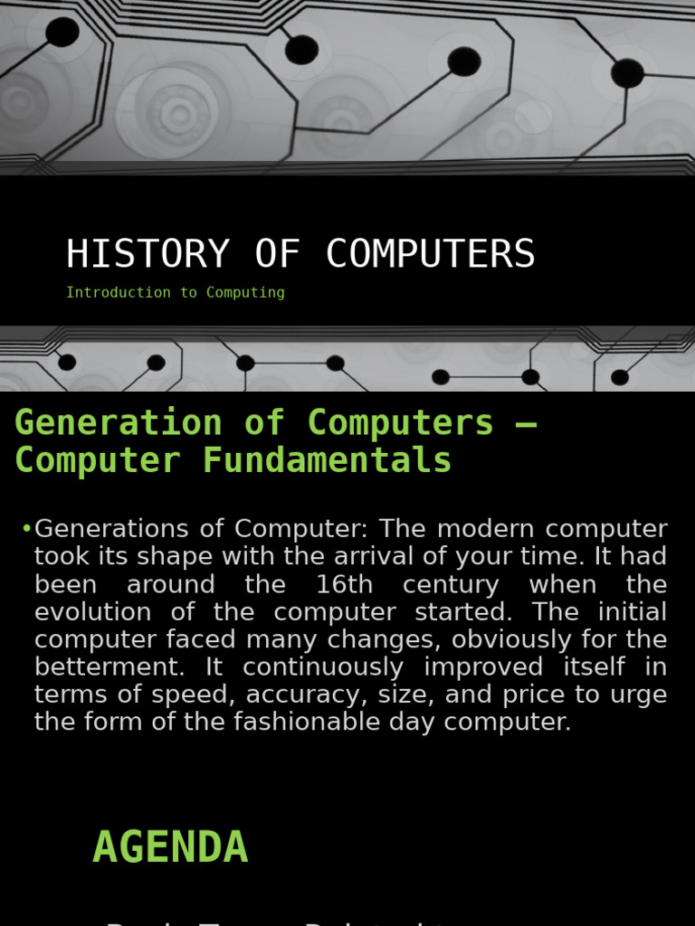 Computer Generation | PDF | Integrated Circuit | Central Processing Unit