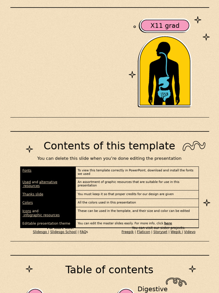 Science Subject For High School - 9th Grade Human Body. Digestive ...