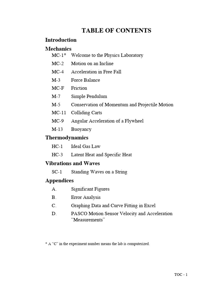 Uw Physics 103 Summer 17 Lab Manual | PDF | Speed | Velocity