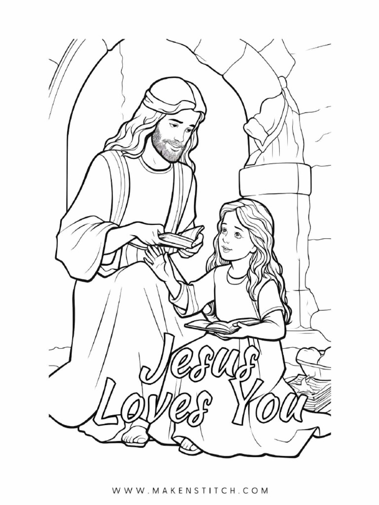 11 Jesus Loves You Coloring Page | PDF