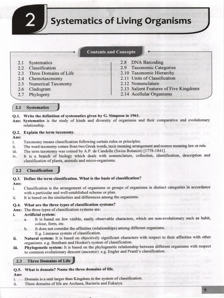 Systematics of Living Organisms | PDF | Protozoa | Taxonomy (Biology)