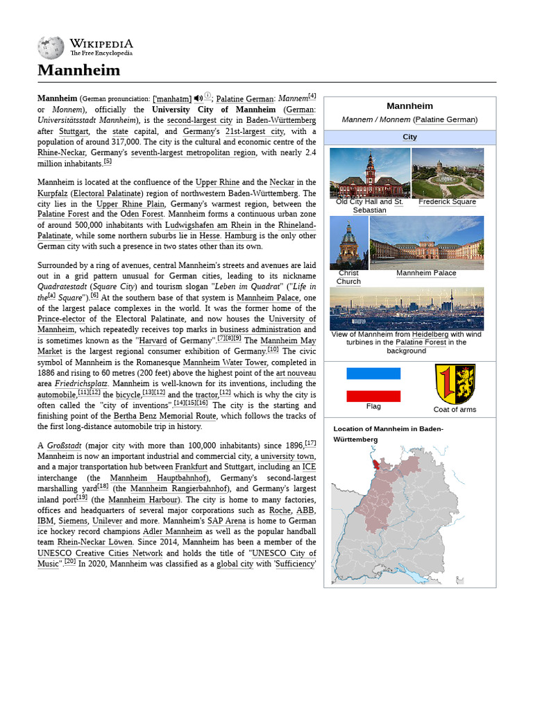 Mannheim | PDF