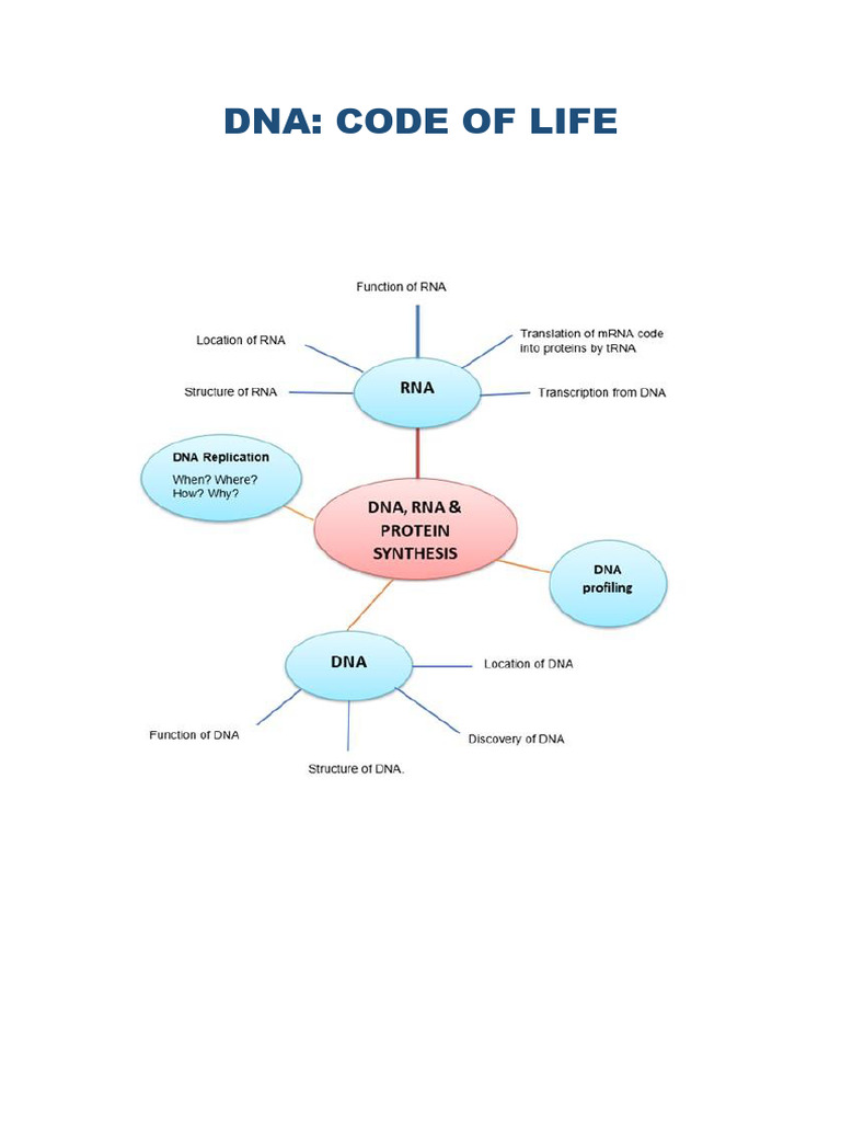 Dna Code of Life Notes | PDF | Translation (Biology) | Dna