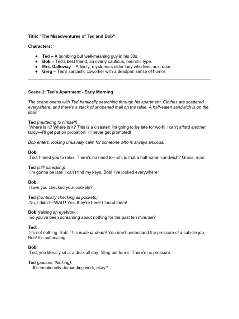 Ted and Bob's Magical Calculator Adventure | PDF