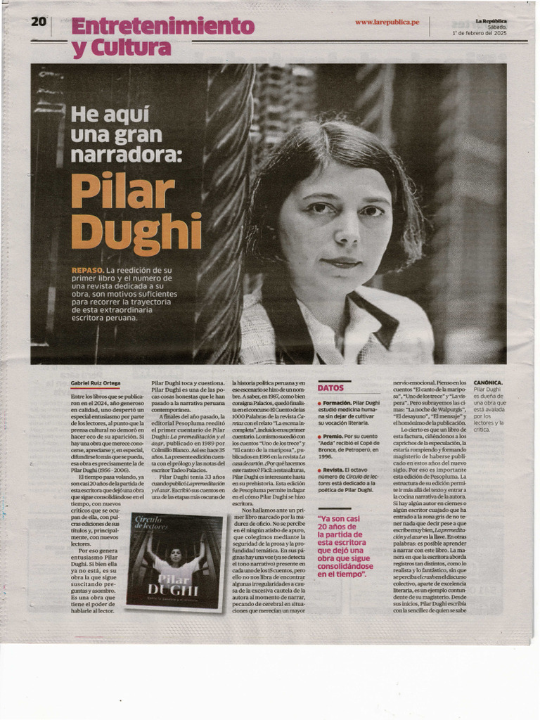 He Aquí Una Gran Narradora. Pilar Dughi - Gabriel Ruiz Ortega | PDF ...