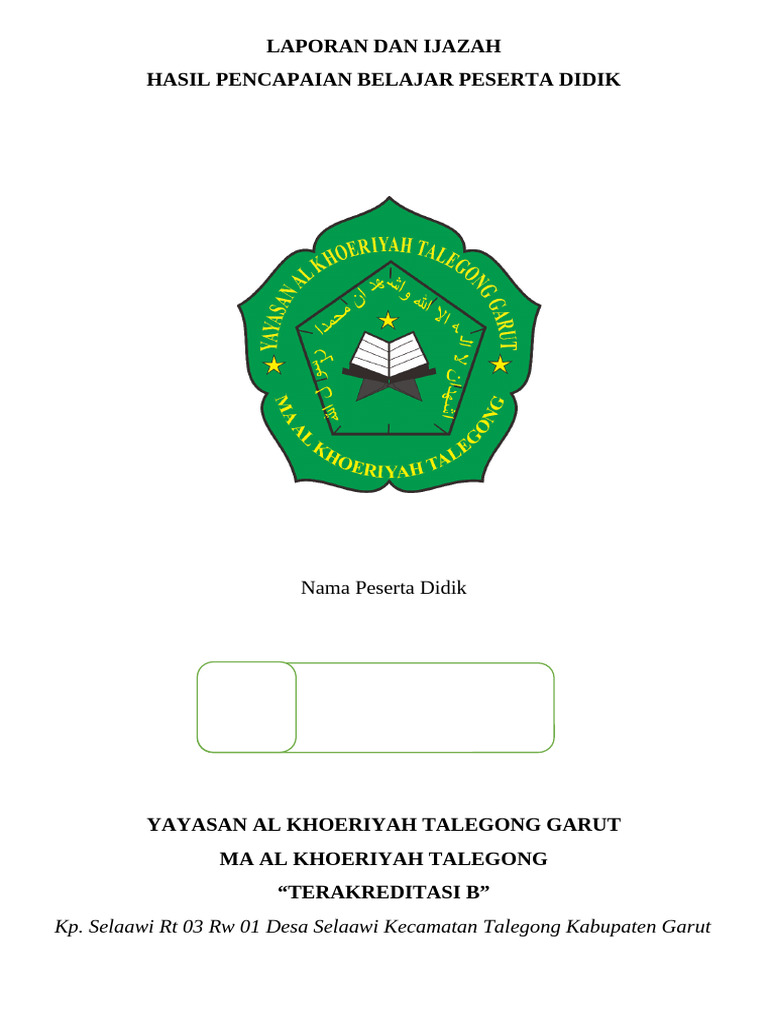KAPER RAPORT DAN IJAZAH | PDF