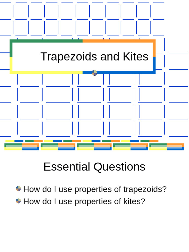 8 5 Trapezoids and Kites | PDF | Euclidean Plane Geometry | Geometric ...