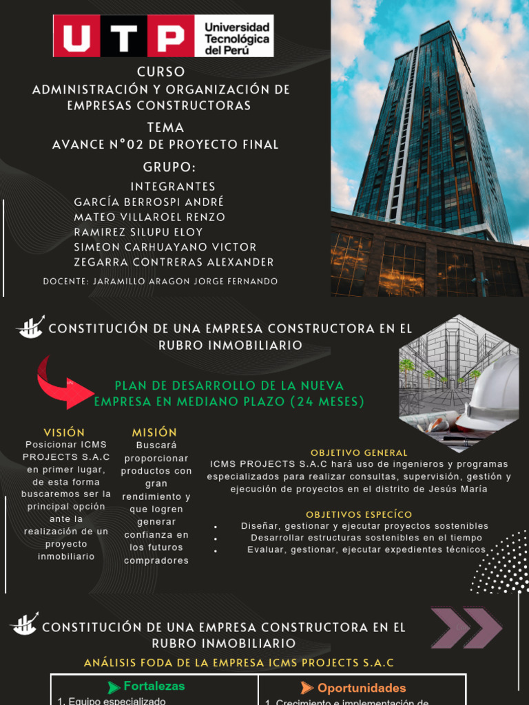 Constitución y Plan de ICMS Projects | PDF | Presupuesto | Business